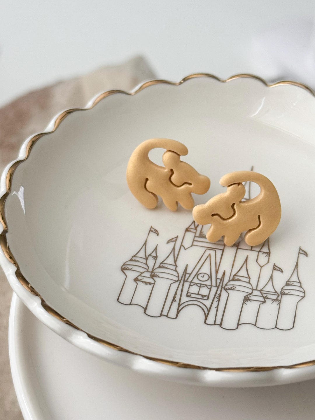 Lion King Stud Earrings | Simba | Polymer Clay Earrings | Disney ...