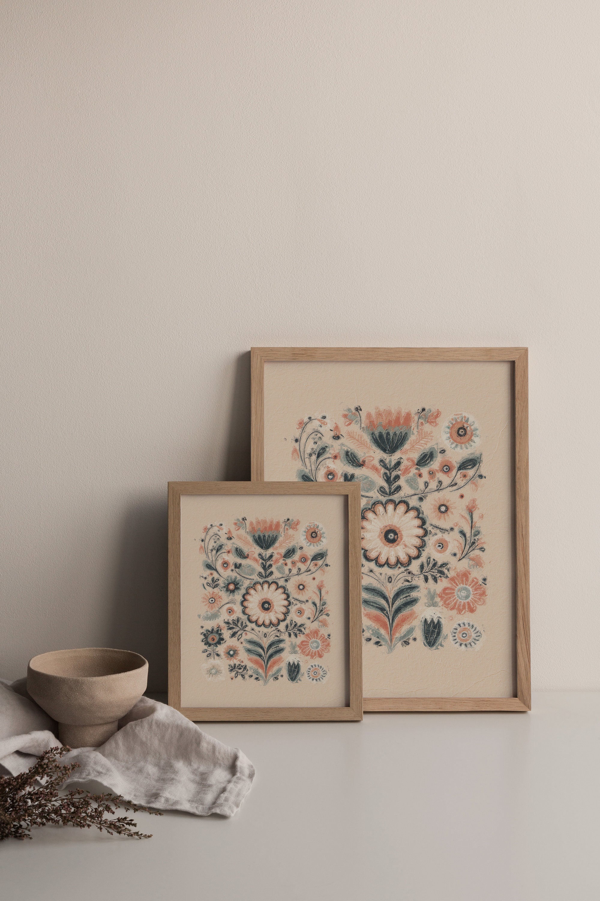 Scandinavian Folk Art, Scandinavian Print, Swedish Design, Light Wall ...