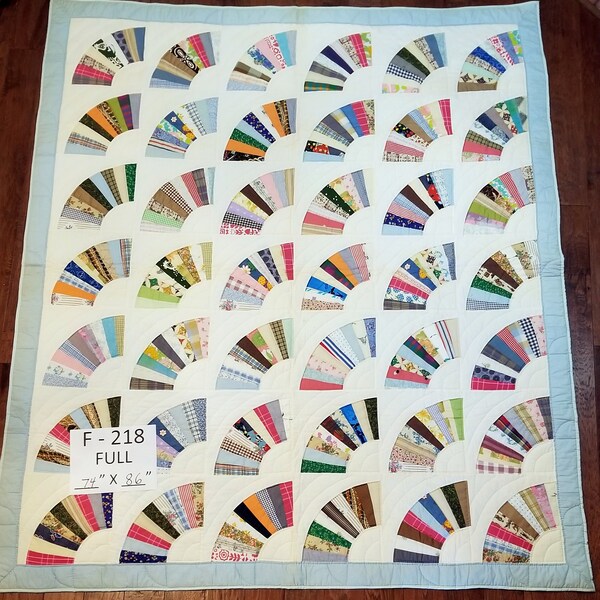 Patchwork Quilt Fan Pattern - Etsy