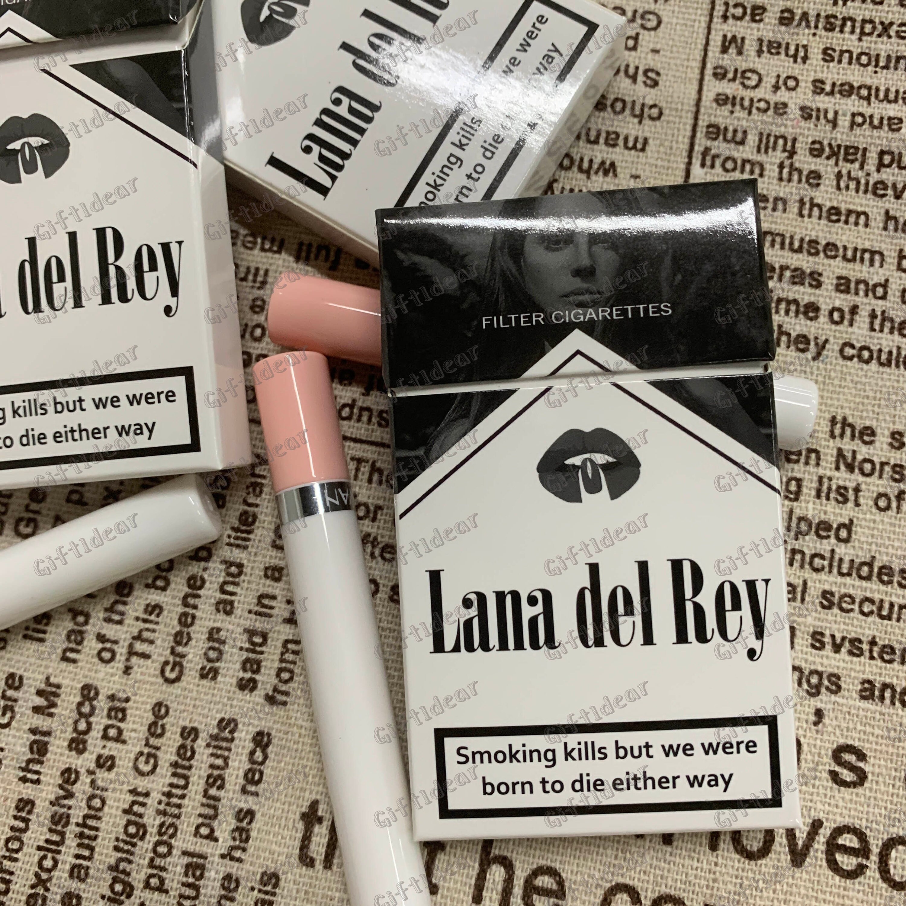 Lana Del Rey, Lana Del Rey Lipstick, Handmade Lana Del Rey Cigarette ...