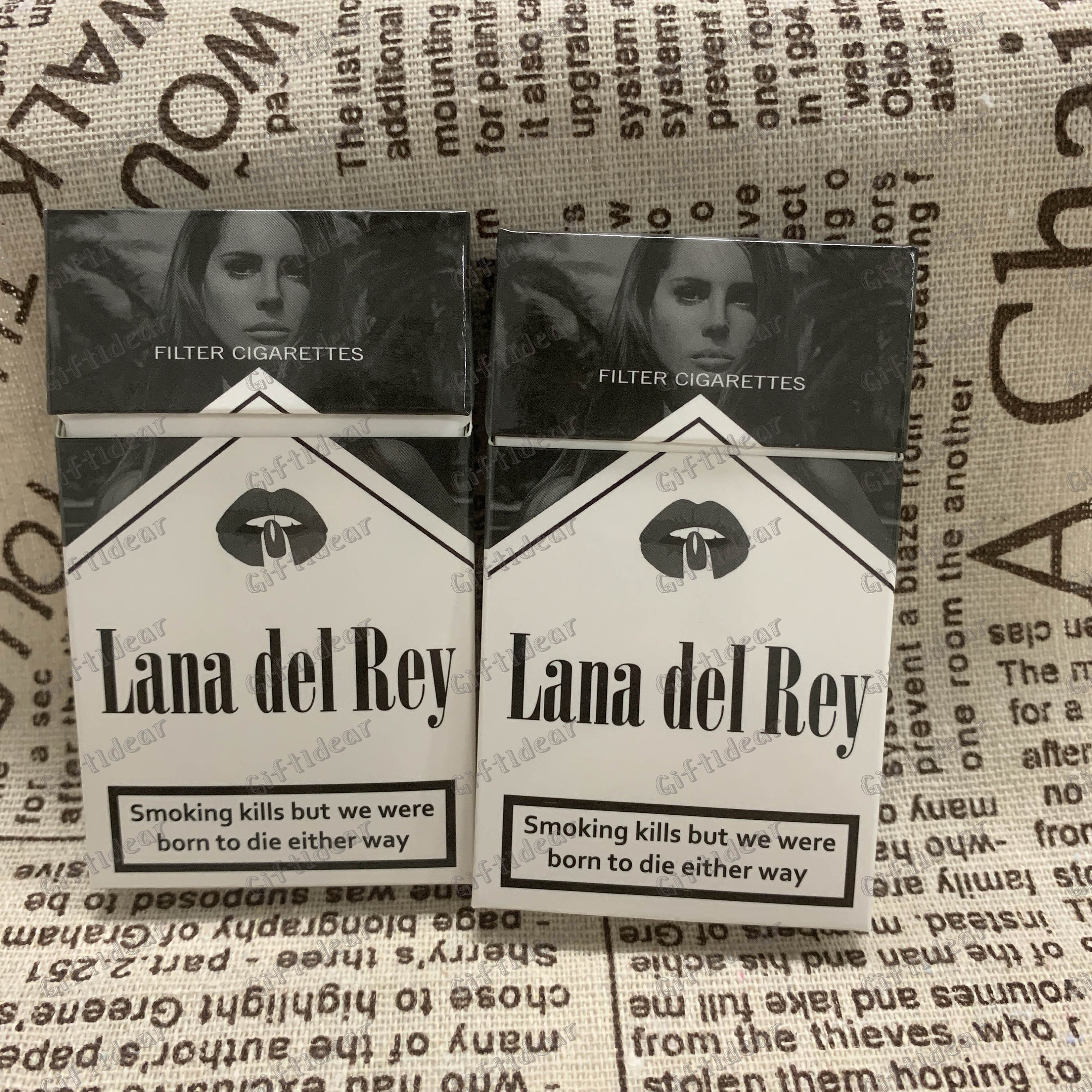 Lana Del Rey, Lana Del Rey Lipstick, Handmade Lana Del Rey Cigarette ...