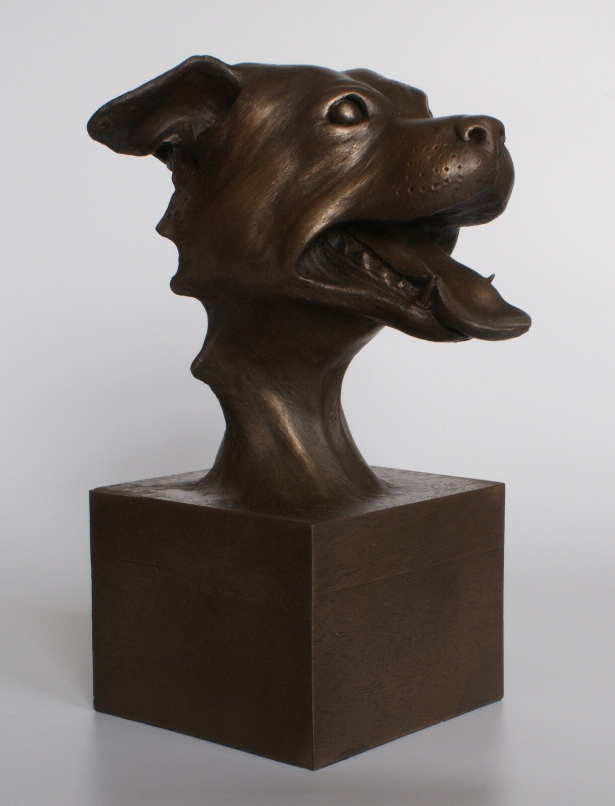 Bronze Statuette, Dog, Bust, Collectable, Gift, Cold Cast Bronze ...