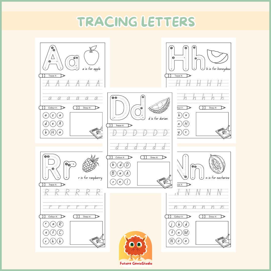 Preschool Fruit Learning Set: Interactive Fun for Curious Minds - Etsy