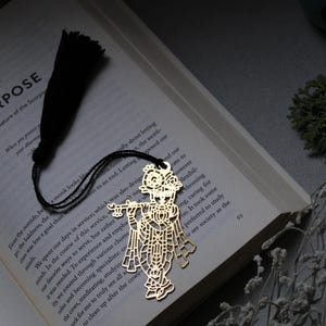 Krishna Bookmark Krishna Devotee Gift Religious Gift Handcrafted ...