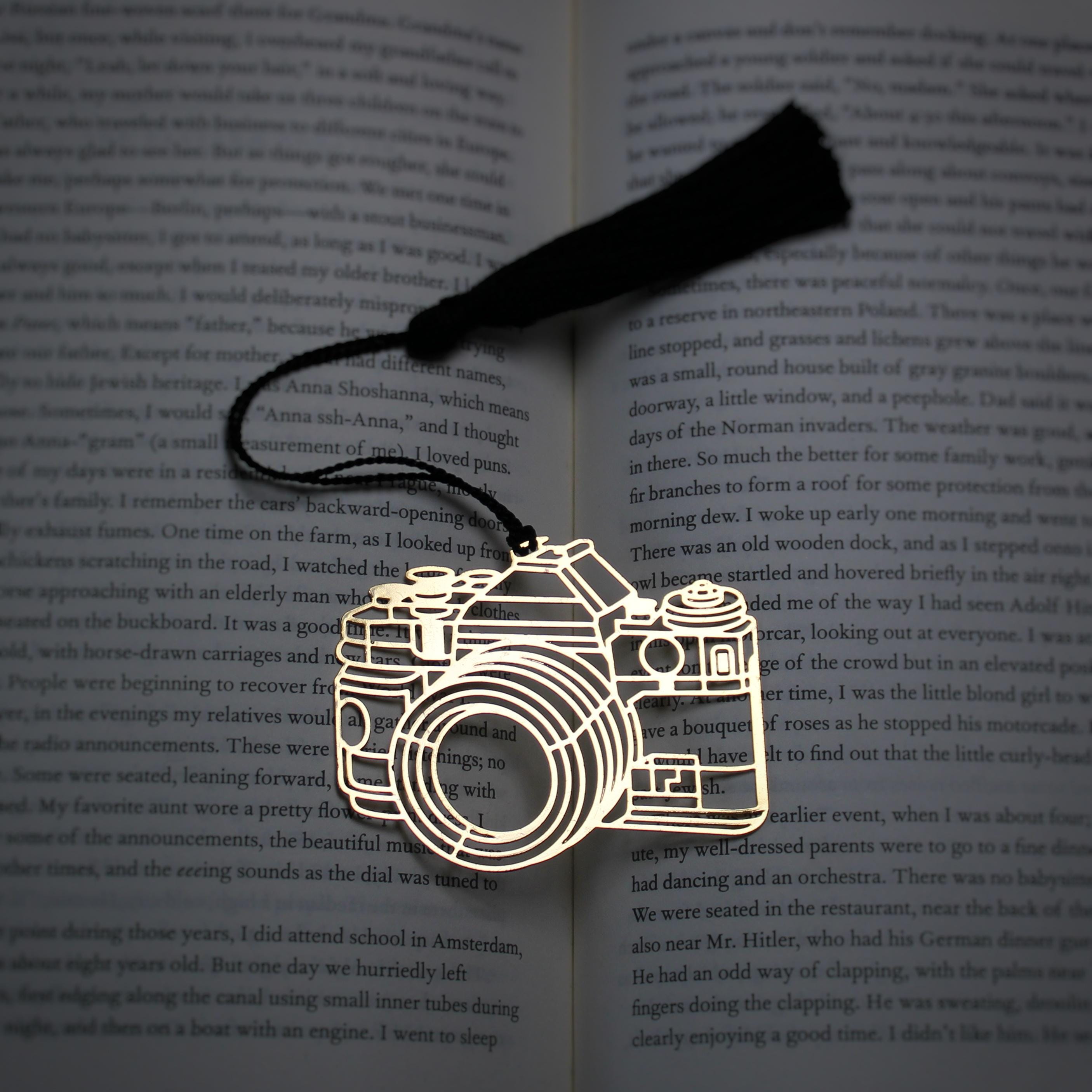 Handmade Brass DSLR Camera Bookmark: Gift for Photography Lovers - Etsy