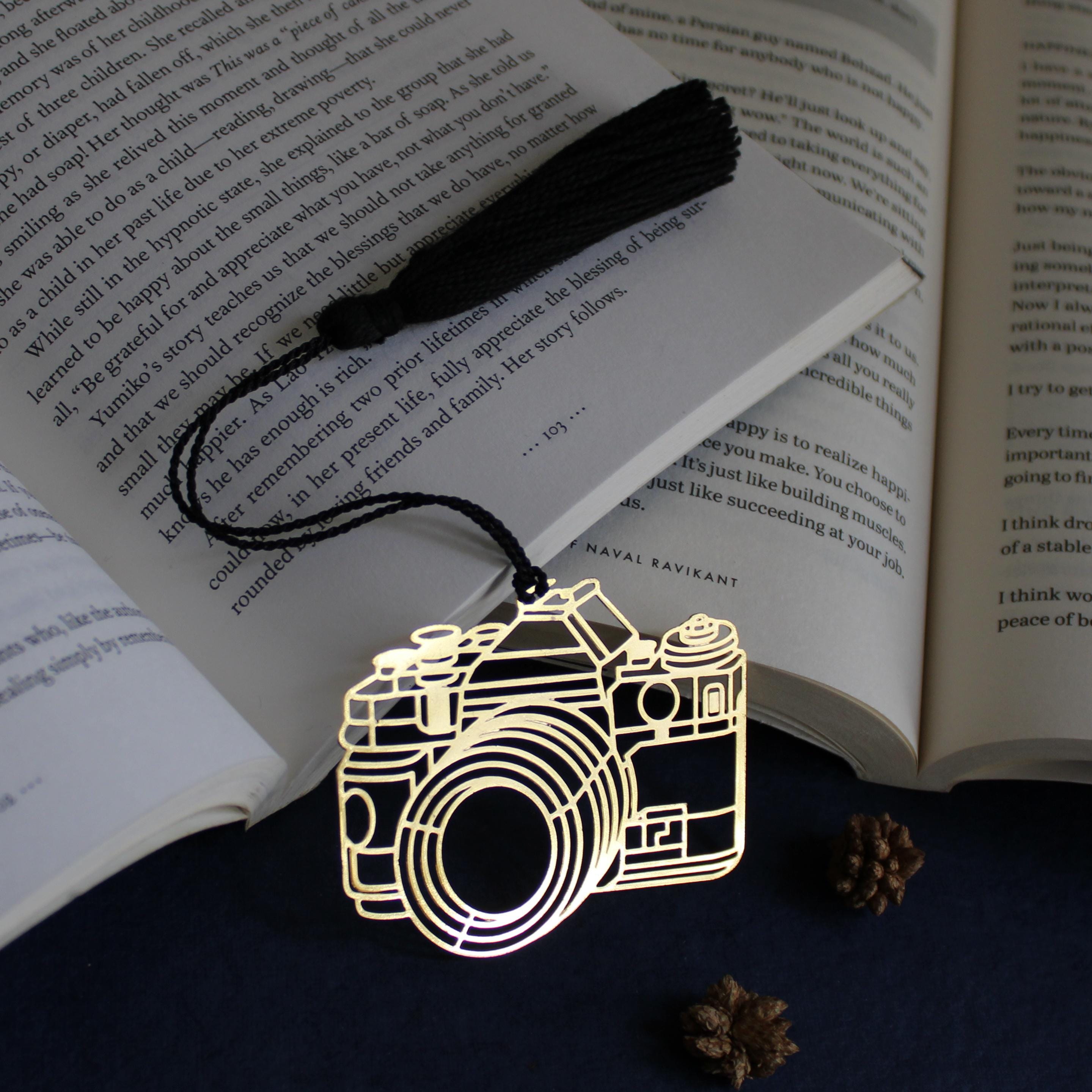 Handmade Brass DSLR Camera Bookmark: Gift for Photography Lovers - Etsy