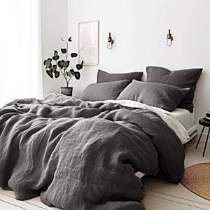 Organic Queen Linen Sheets in Various Colors. Choose Linen Fitted Sheet ...