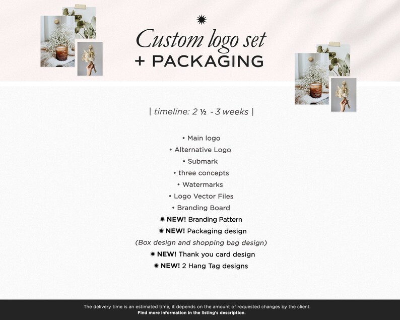 I Will Create CUSTOM PACKAGING LOGO Set Design for Your Business, Brand ...