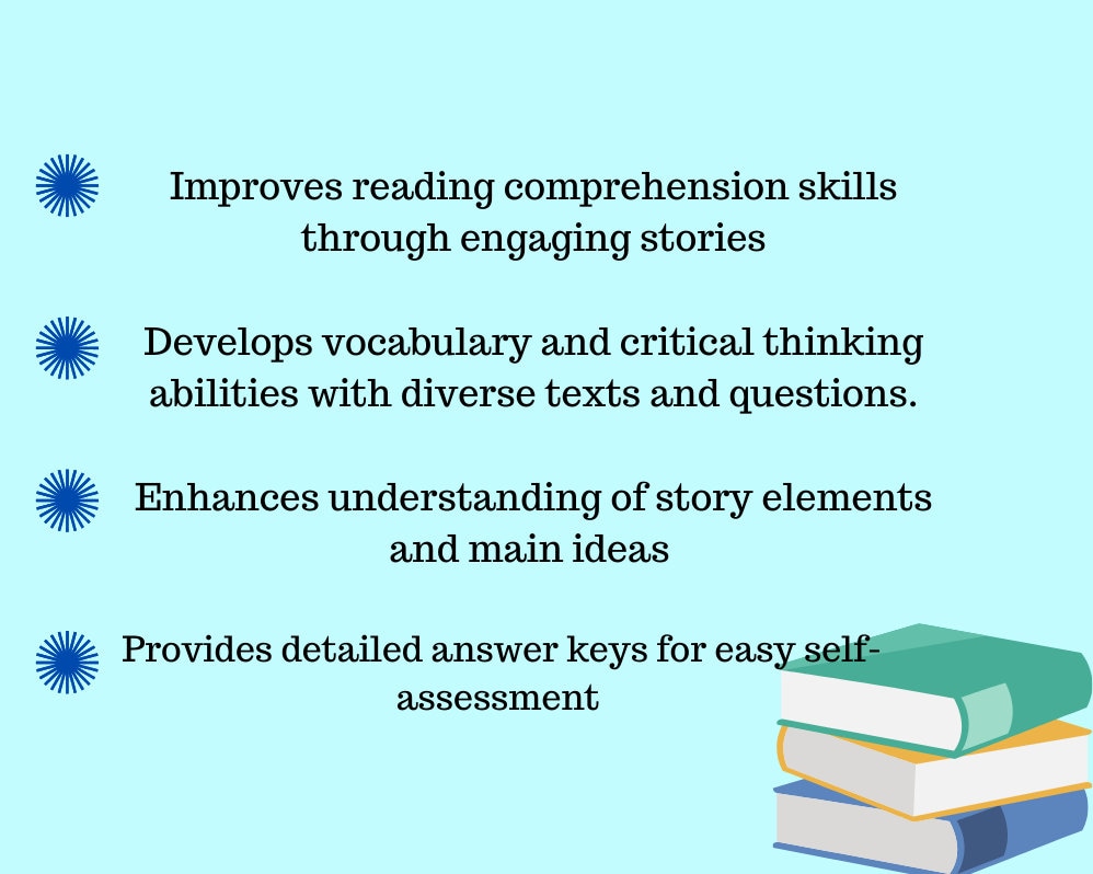 4th Grade Reading Comprehension Worksheets Short Stories Summer Reading ...