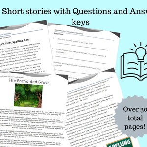 4th Grade Reading Comprehension Worksheets Short Stories Summer Reading ...