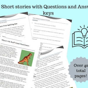 4th Grade Reading Comprehension (worksheet 2) Worksheets Short Stories ...