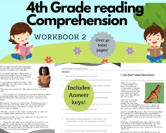 4th Grade Reading Comprehension (worksheet 2) Worksheets Short Stories ...