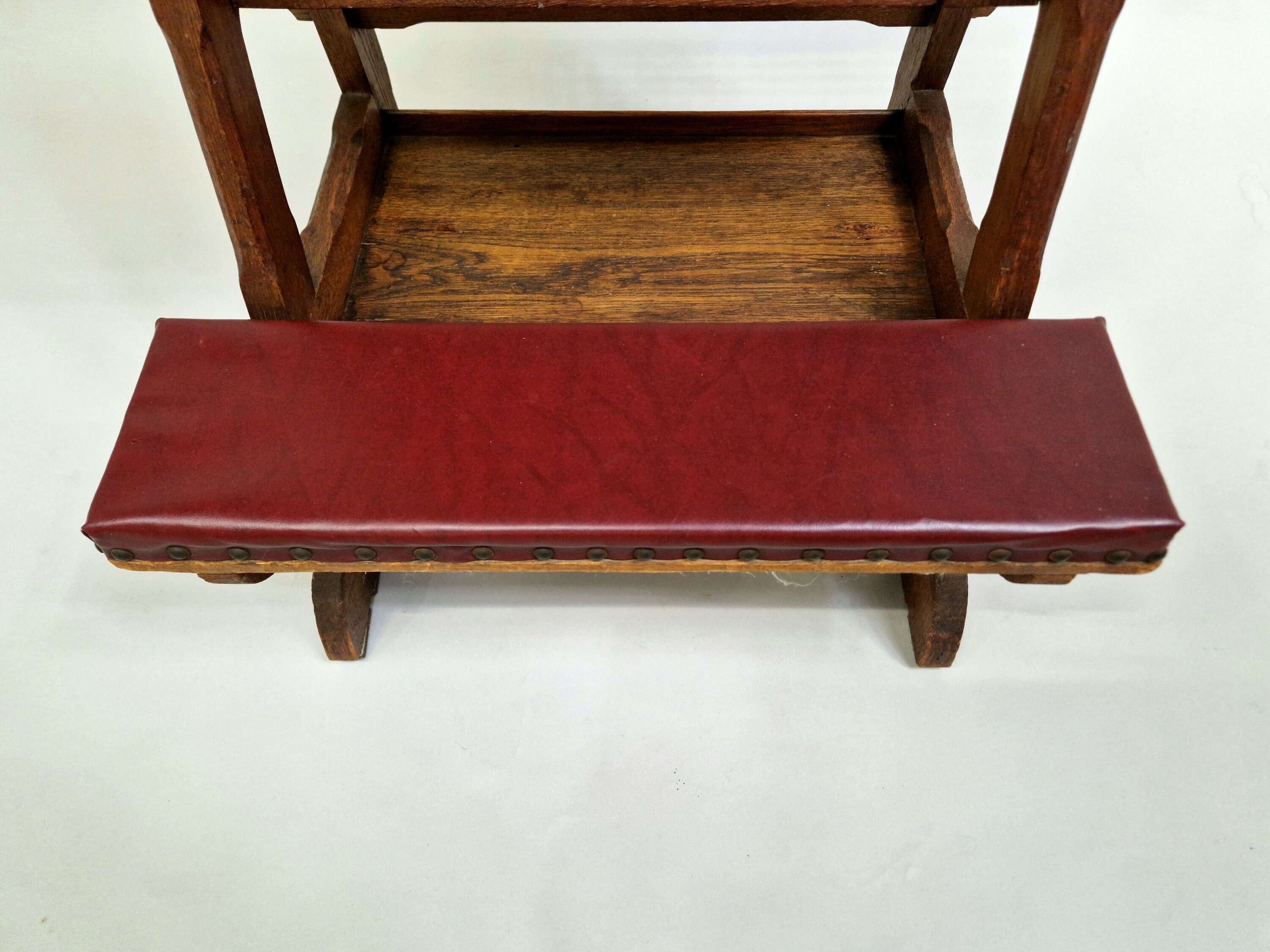 Antique Dutch Oak Prayer Chair, Prayer Kneeler, Kneeling Bench, Gothic ...
