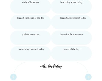 Printable Daily Reflection Worksheet Gratitude Daily Self - Etsy