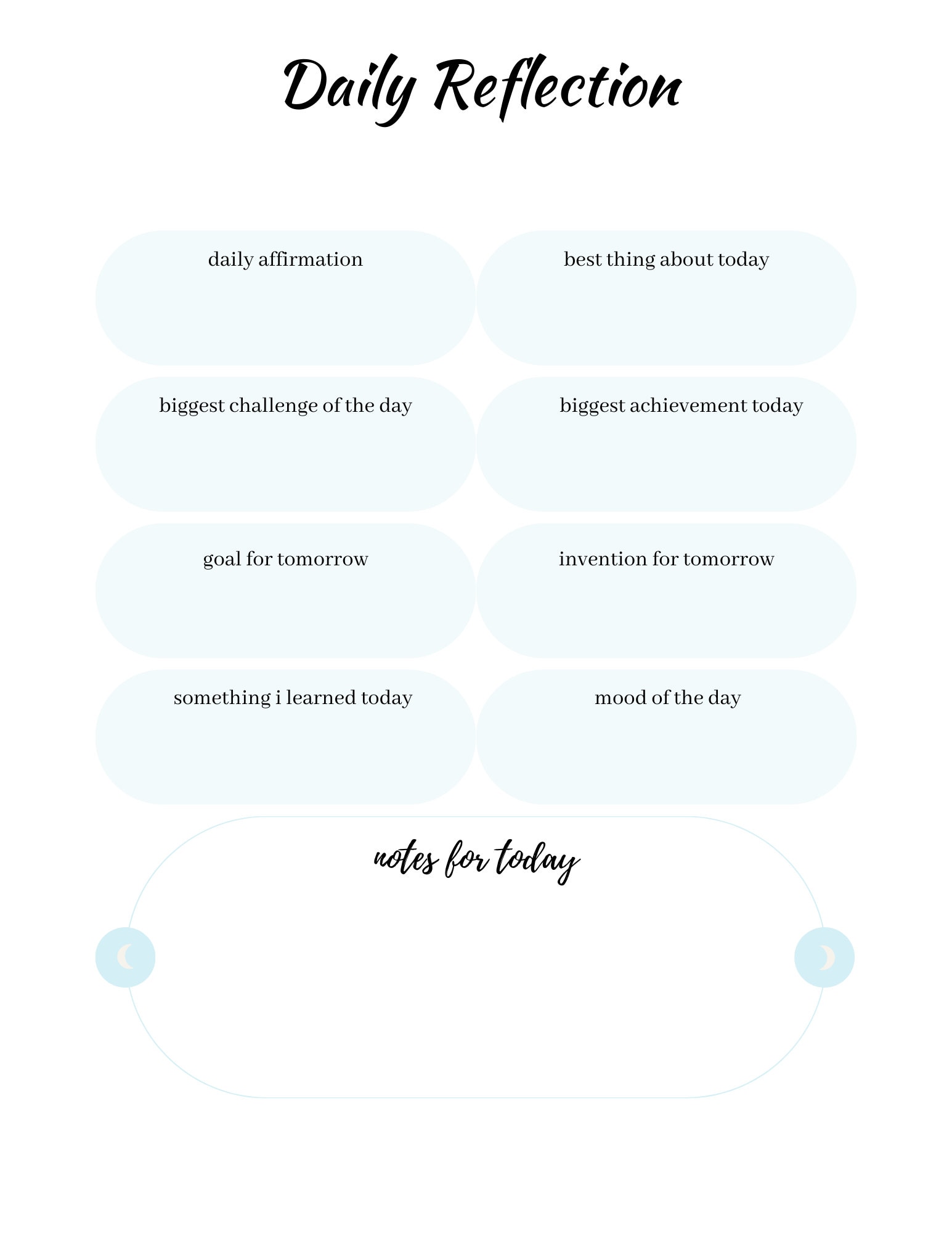 Printable Daily Reflection - Etsy