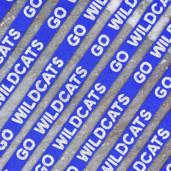 Beaded Wildcats Purse Strap - Etsy