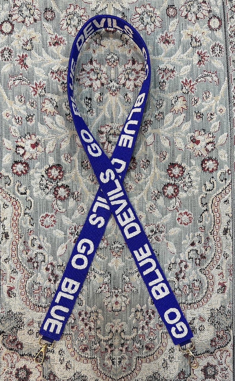 Go Blue Devils, Duke Athletics, Blue Devils Bag Strap, Duke University ...