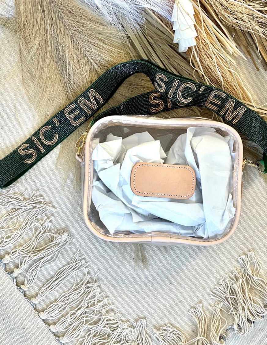 Gameday Straps,purse Strap Beaded, Stadium Bag Strap,team Purse Strap ...