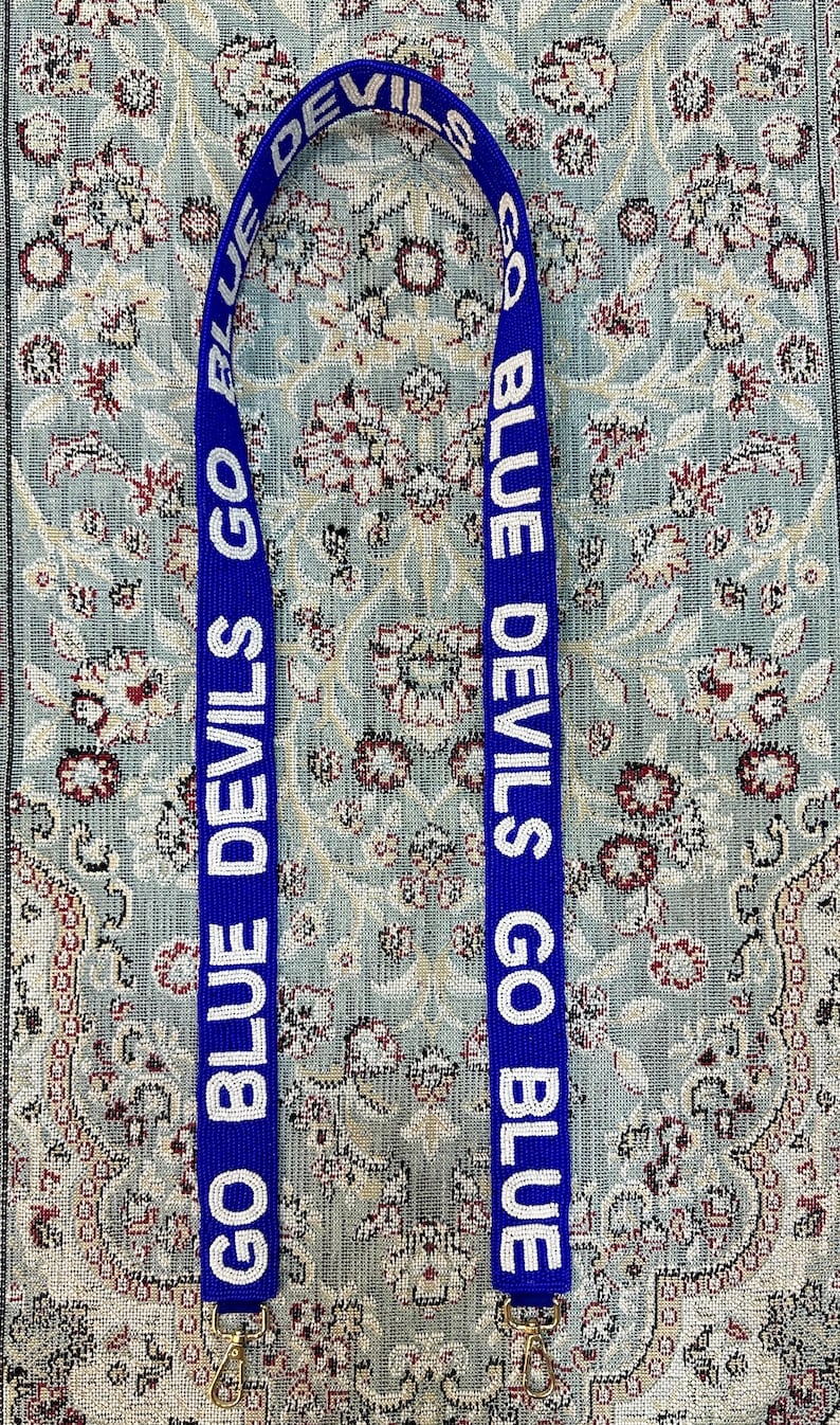 Go Blue Devils, Duke Athletics, Blue Devils Bag Strap, Duke University ...