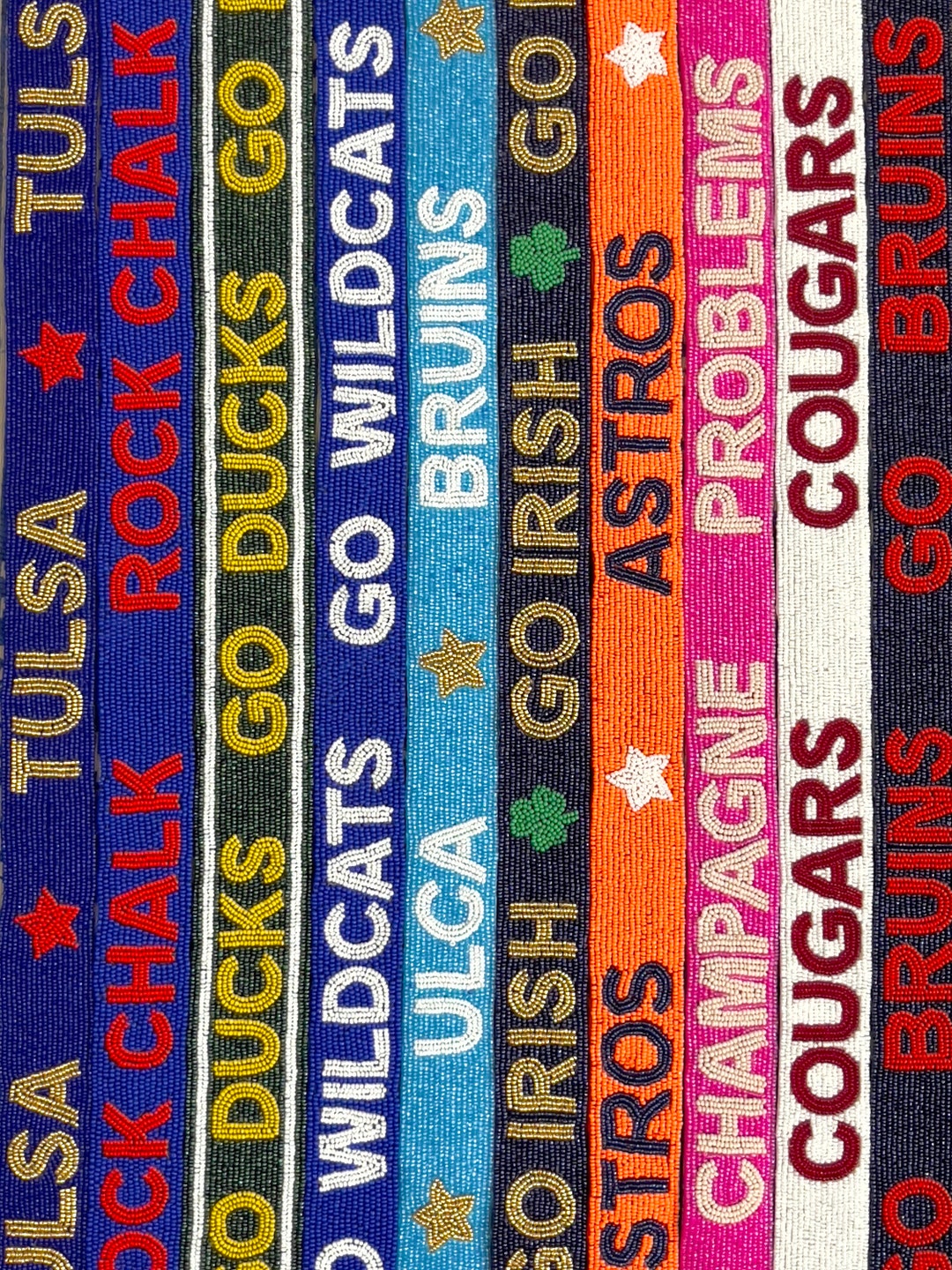 Gameday Purse Strap, Purse Strap Beaded, Stadium Bag Strap, Collegiate ...