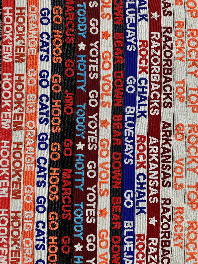 Gameday Purse Strap, Gameday Bag Strap, Collegiate Purse Strap, Stadium ...
