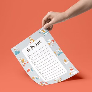 To Do List | Self Care Planner | Printable Note Paper | Instant ...