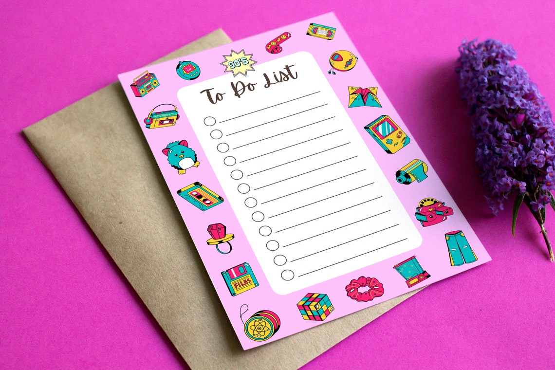 To Do List | Note Page Printable | Planner | Planner Checklist ...