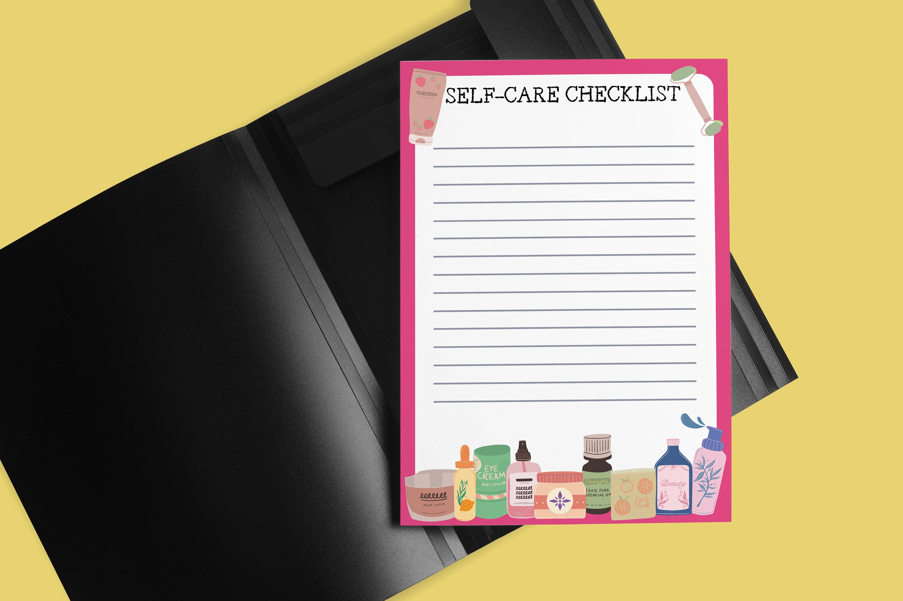 Printable Self Care Checklist, Selfcare Journal Tracker, Self-care ...