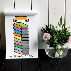 My 10 Favorite Books, Printable Book Tracker, Reading Tracker, Book ...