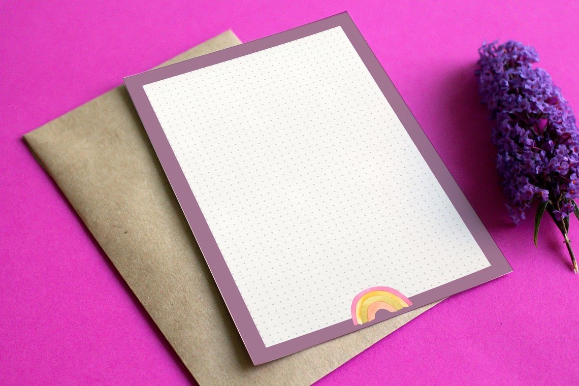 Pastel Pages | Notes Page Printable | Printable Note Paper | 4 ...