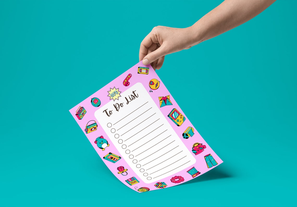 To Do List | Note Page Printable | Planner | Planner Checklist ...