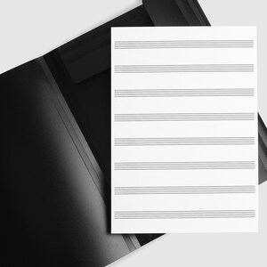 Printable Sheet Music for Letter/a4 - Blank Sheet Music Printable ...