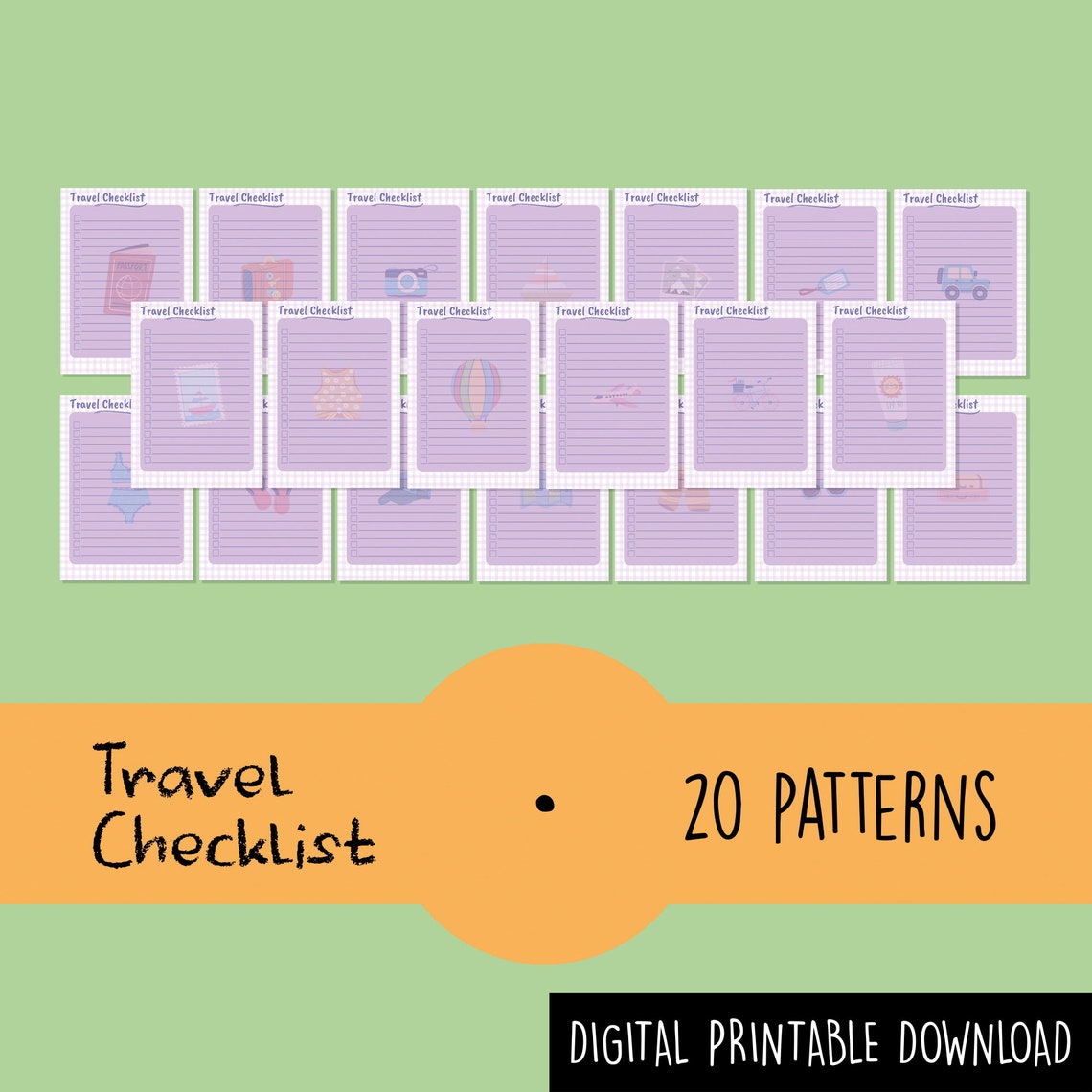 Printable Travel Planner - Trip Organizer - Vacation Planner - Travel ...