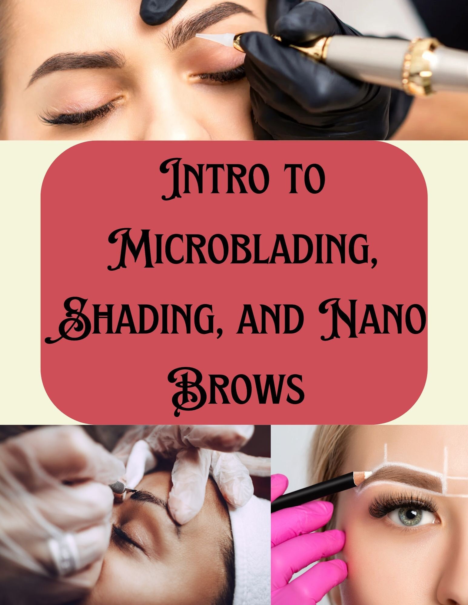Microblading, Ombre Powder (shading), Machine Hairstrokes (nano ...