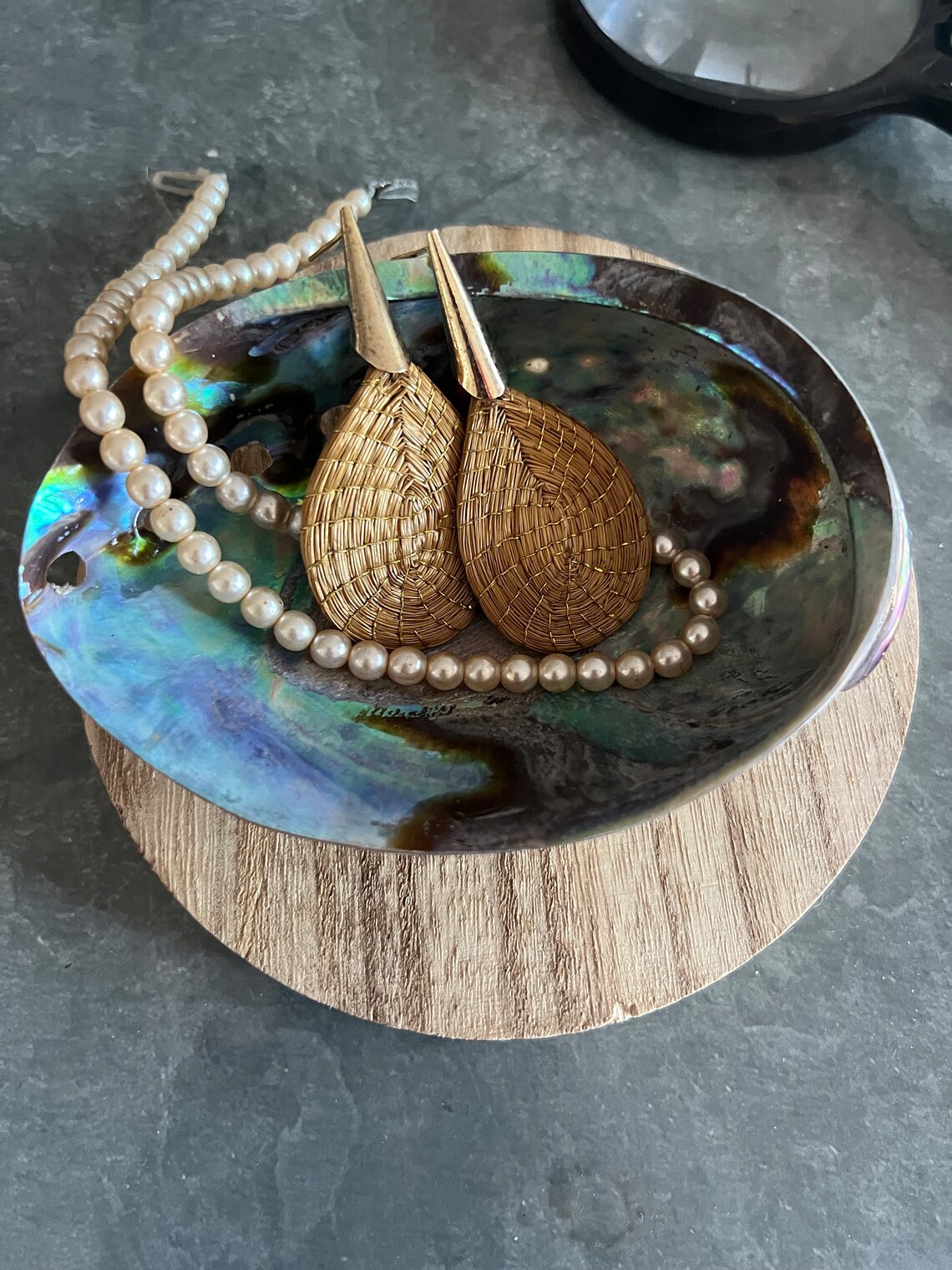 Abalone Polished Shell - Incense Burner - Luxury Ornament- Jewelry Tray ...