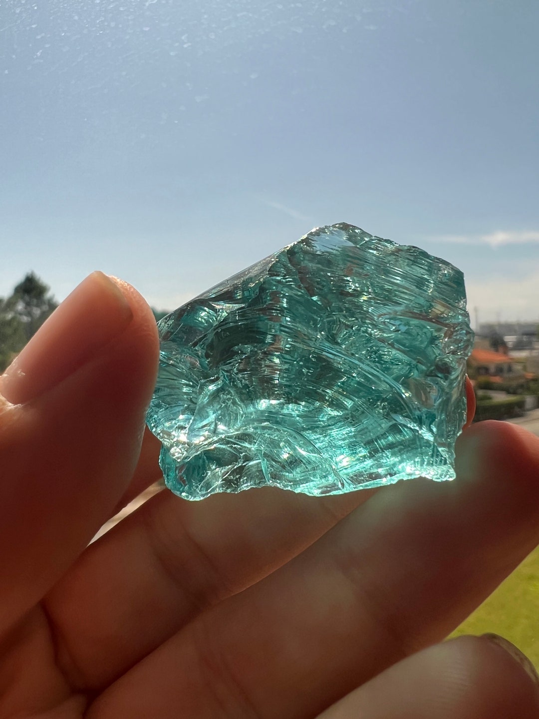 Aqua Marine Andara Obsidian Monatomic Crystal Tool for Spiritual ...