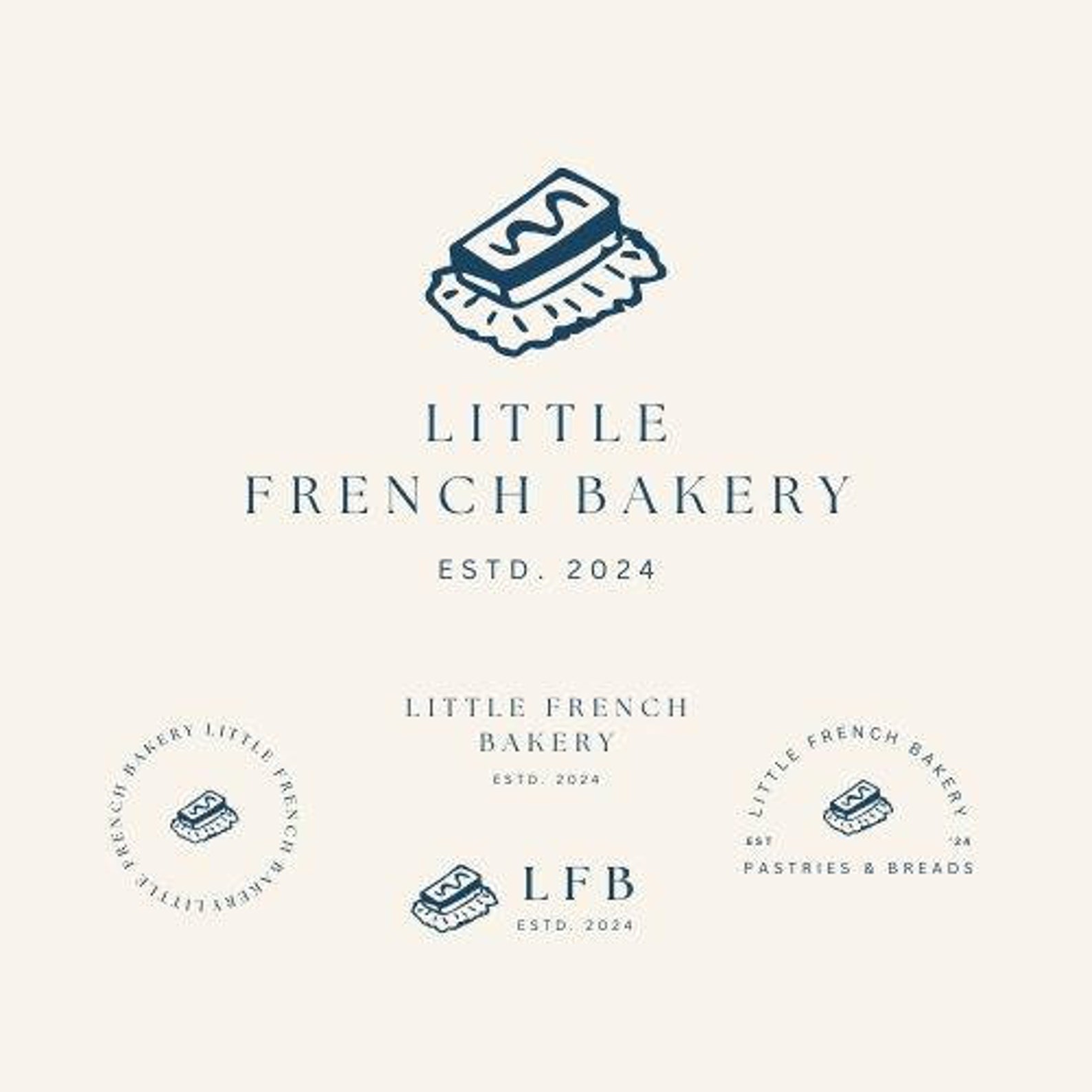 Bakery Logo Template Pack - 6 Customizable Logos, Editable in Canva, 8 ...