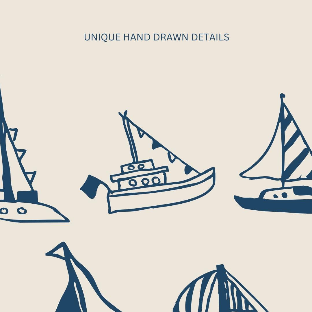 Hand Drawn Boat Illustration Collection, Sketch Sail Boat Clipart ...