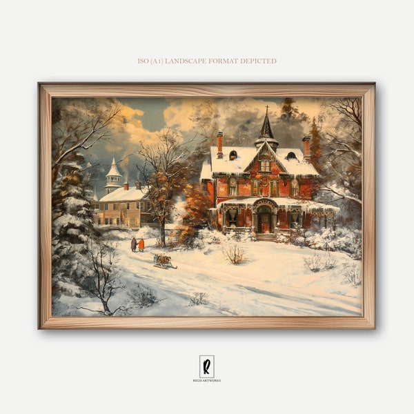 Victorian Snow House - Etsy
