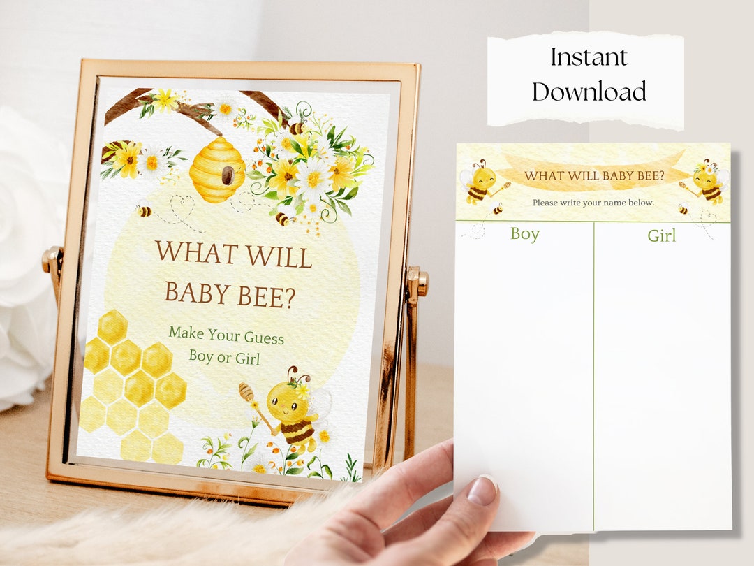 What Will Baby Bee Gender Prediction Sign, Printable Voting Board ...