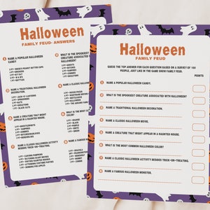 Halloween Family Feud Game, Family Fortunes, Kids and Teens Halloween ...