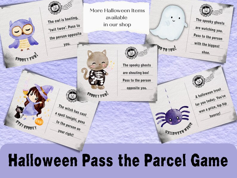 Halloween Ghost Scavenger Hunt Game for Kids, Teens Families, Indoor ...