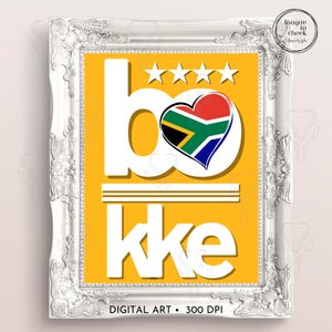 South African Print, Springbok Rugby Poster, South Africa Rugby ...