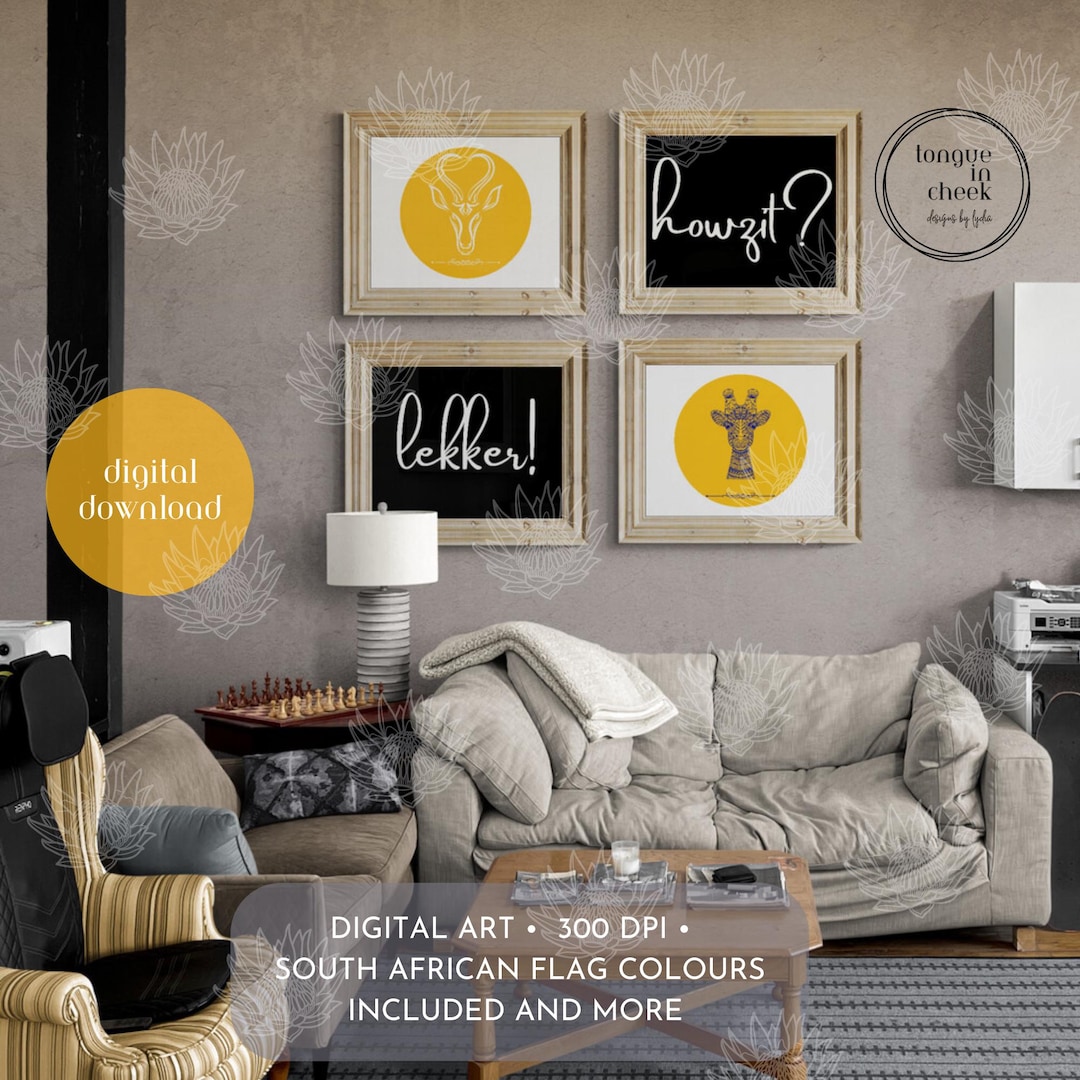 South African Slang, South African Wall Art, South African Artwork ...