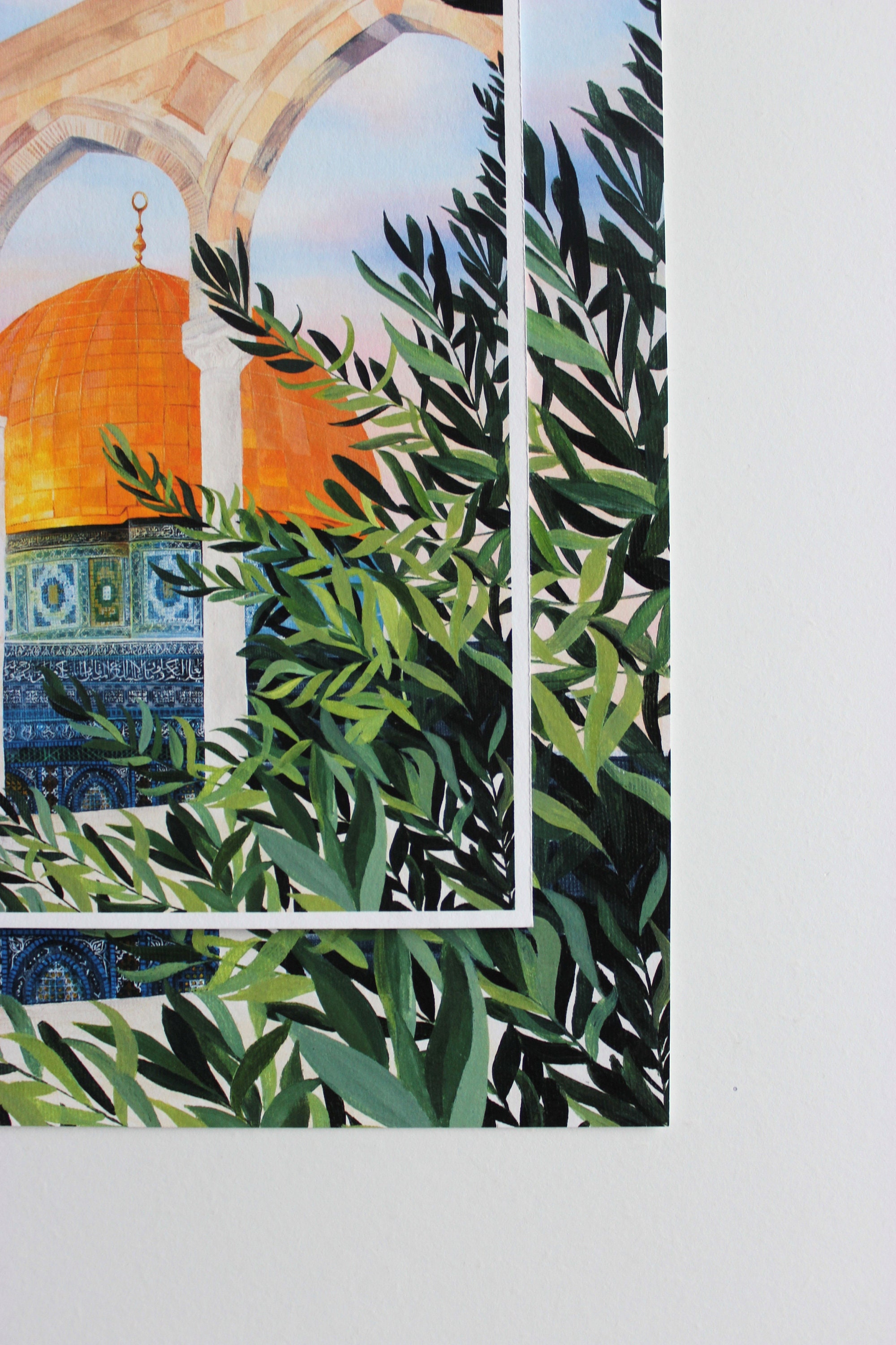 Dome of the Rock: Anwar Al Shafaq - Print - Etsy