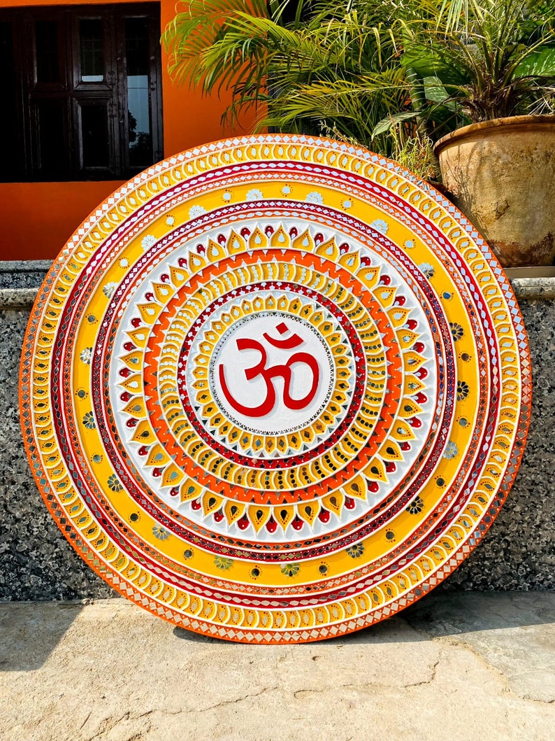 OM MANDALA ART - Etsy