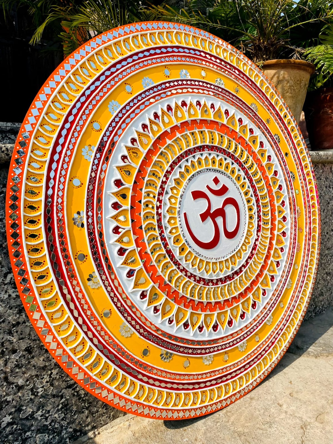 OM MANDALA ART - Etsy