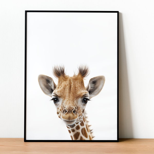 Giraffe Poster - Etsy