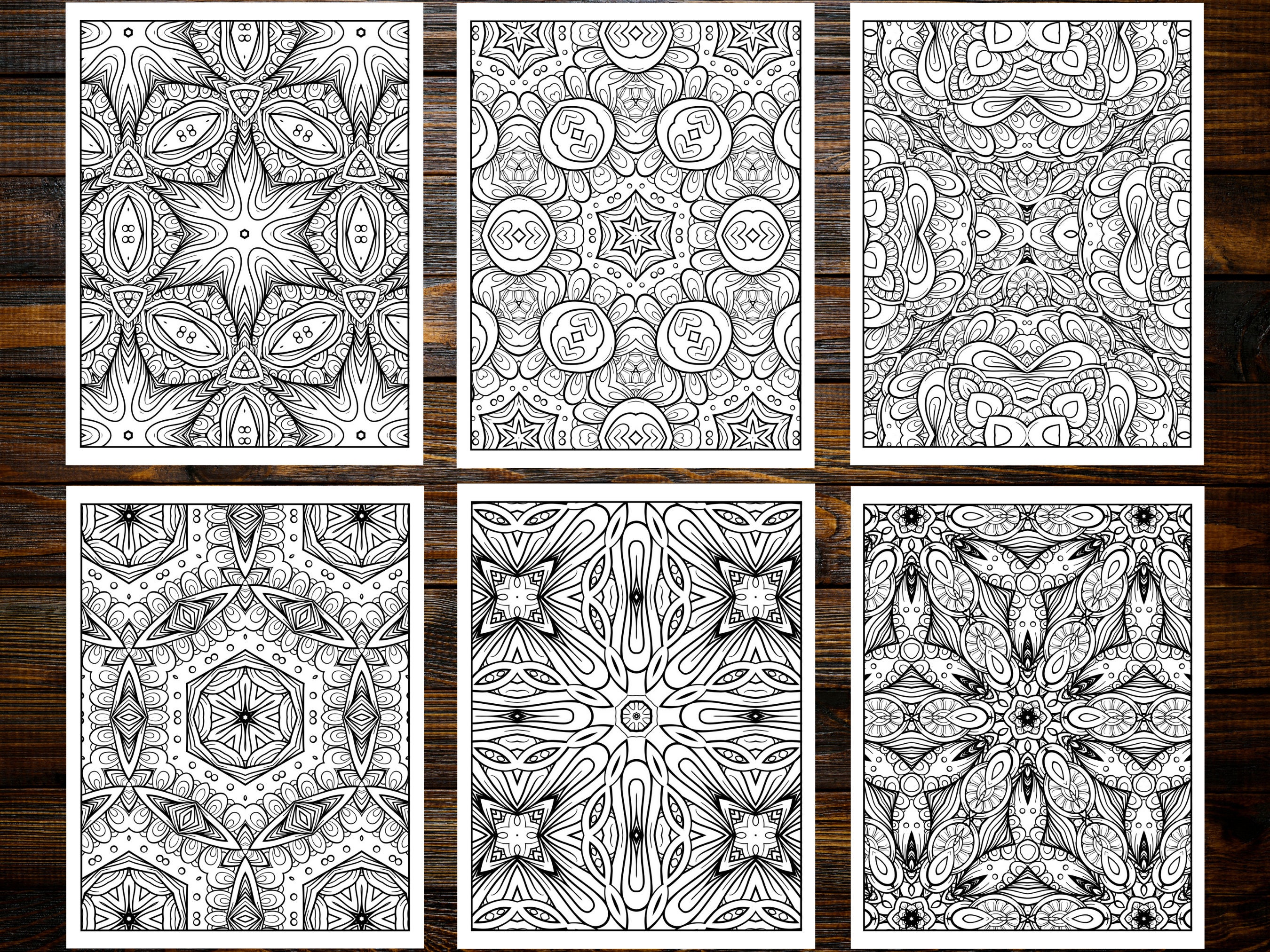Abstract Patterns Coloring Book: Let Your Imagination Run Wild With ...