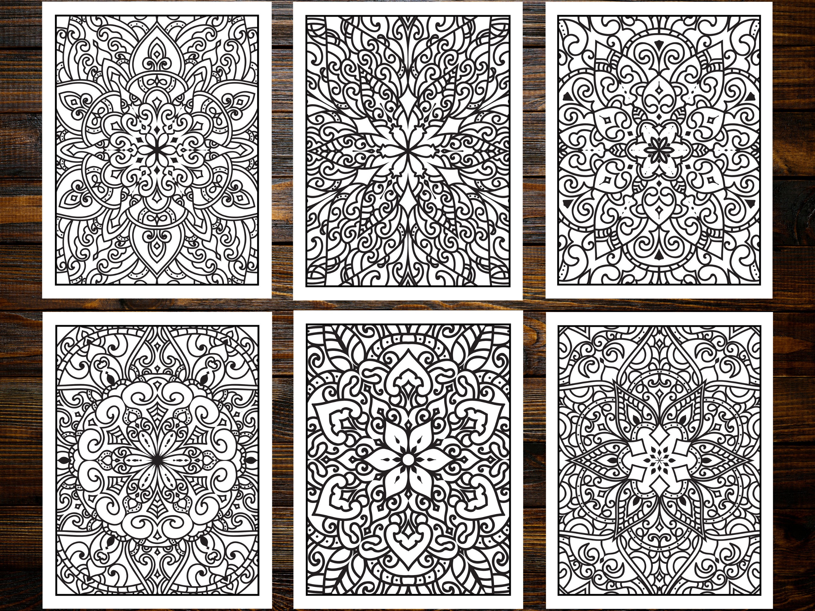 Zentangle Mandala Coloring Book: A Journey Through Intricate Designs ...
